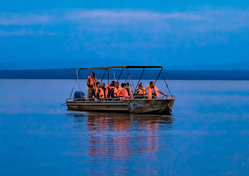 Boat Cruise In Akagera National Park | Rwanda Safari